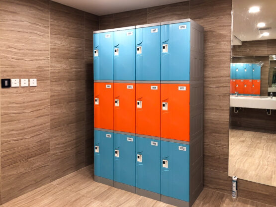 Khu vực tủ locker tập trung - Đại học Vin Uni | Locker & Lock Việt Nam