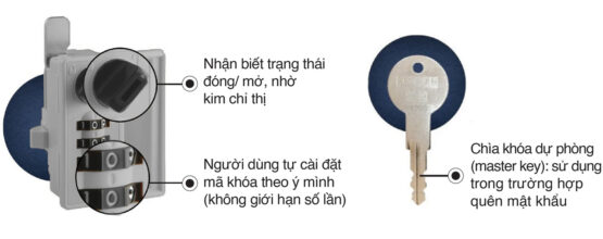 Khóa Số 3S | Locker & Lock Việt Nam