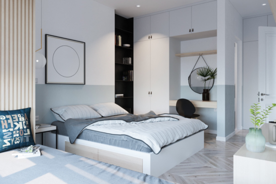 Xu hướng thiết kế phòng 12m2 tiện nghi được yêu thích hiện nay